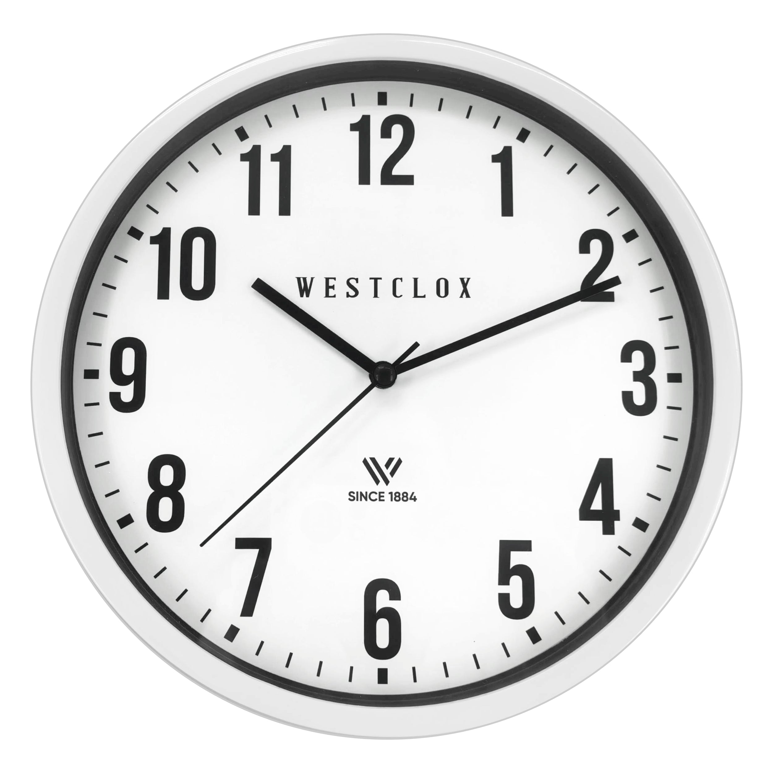 Westclox 9" Basic White Wall Clock – Easy-to-Read Dial | Wes – The ...